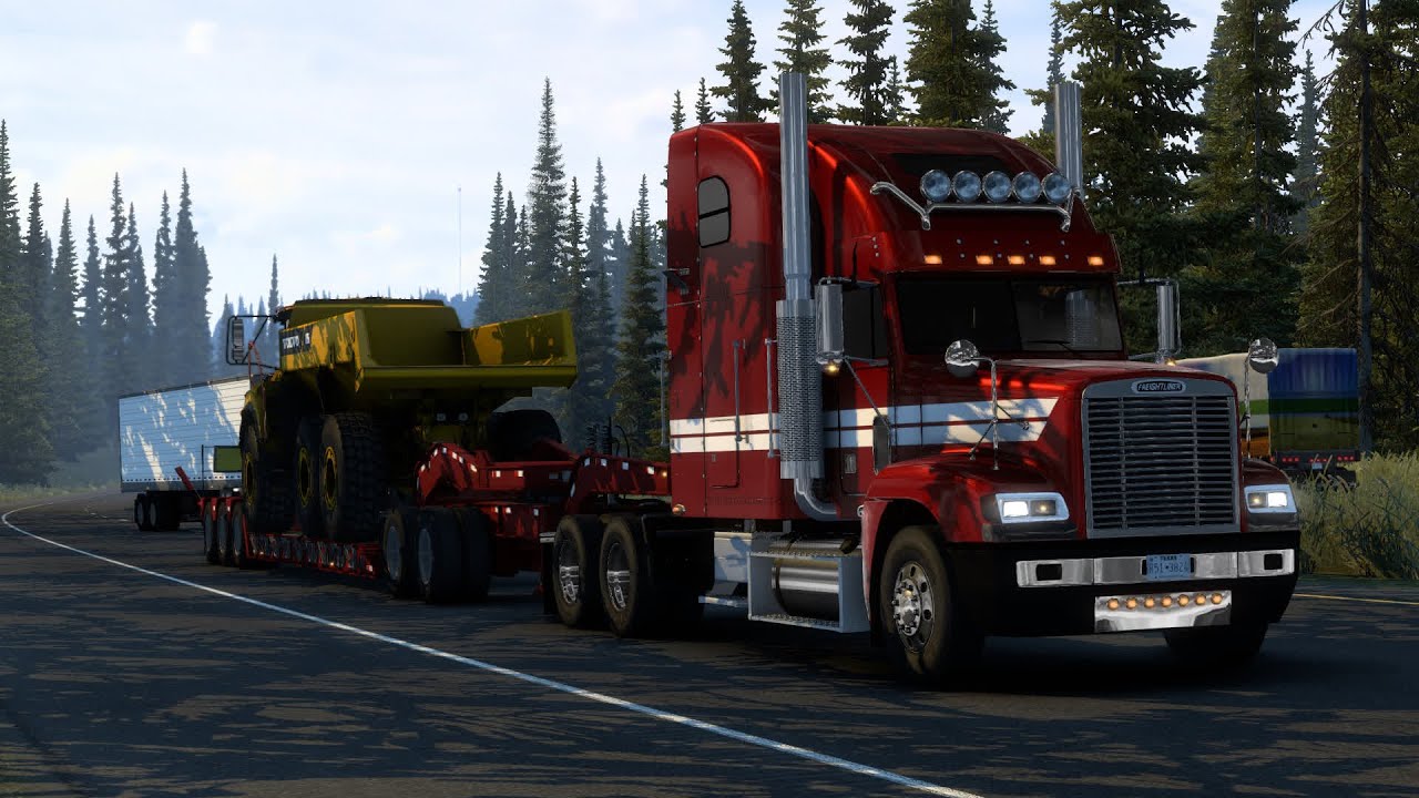 1286 / ATS 1.46 / Freightliner FLD / K-DOG_s-Map-America-v1.46c ...