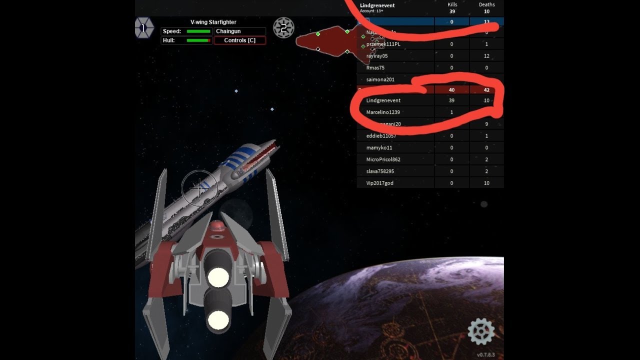 Flying a republic V-Wing! | Star wars: Space Battle | Glitches ...