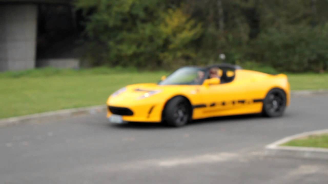 Tesla Roadster acceleration - YouTube