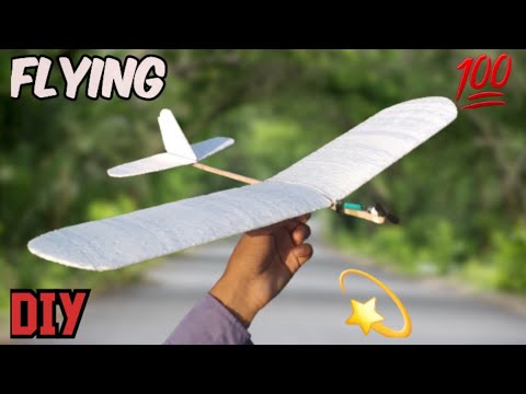 Flight Test Airplane Flying Capacitor Free Flight Model Airplane - YouTube