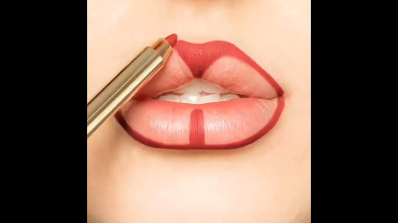 How To Get Perfect Pout Lips Lipstick Tutorial Easy And Perfect
