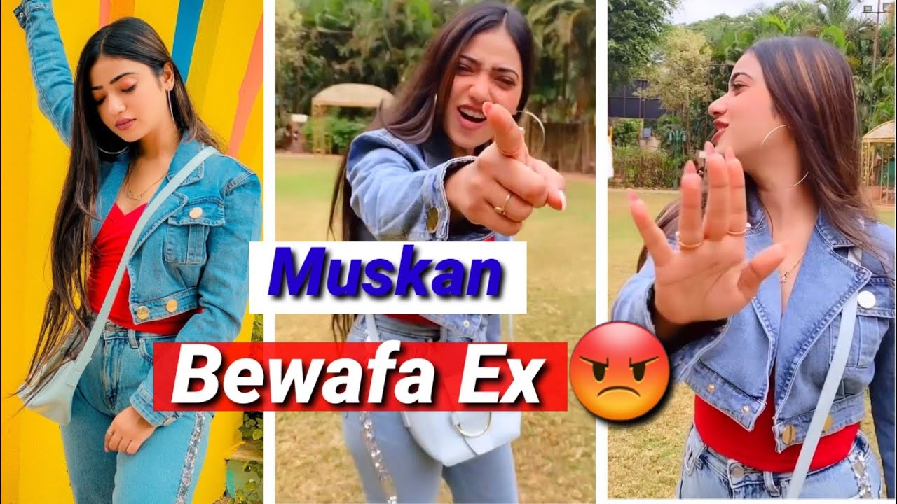 Muskan sharma reacting on her "Bewafa Ex boyfriend" - YouTube