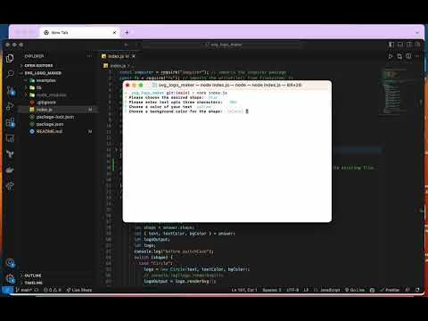 SVG LOGO Generator Demo - YouTube