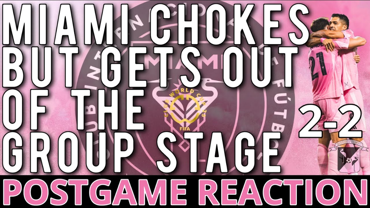 Inter Miami Choke Away The Group: Postgame Reaction - YouTube