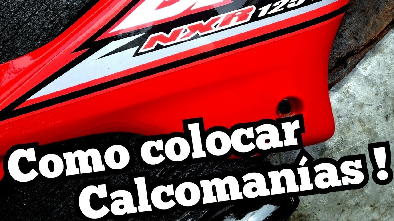 Como pegar una Calcomanía PiblicMaxtil - YouTube