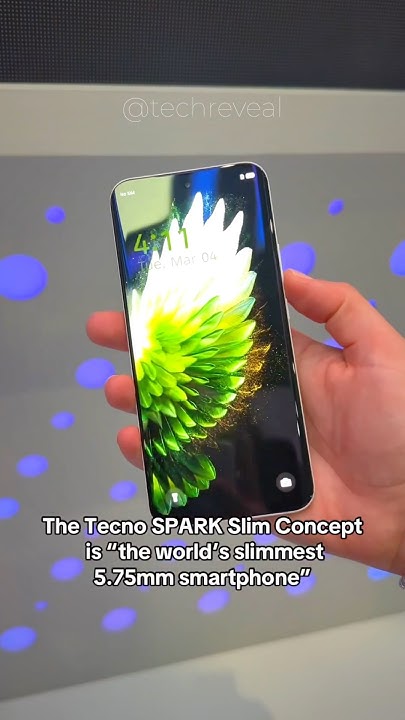 Tecno SPARK Slim Concept phone! | World’s Slimmest Phone 2025 | 5.75 mm! #tecno #concept # ...