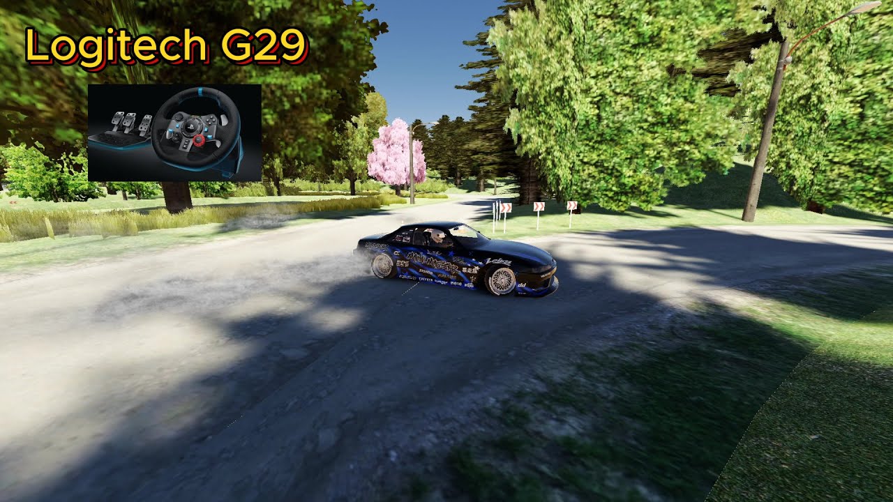 Logitech G29 CarX Drone View | S14 On Ninety Circuit - YouTube