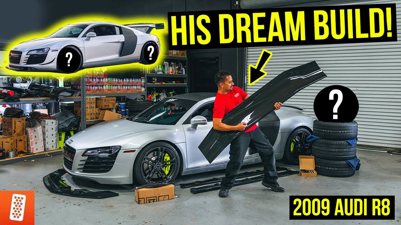 Building a (6-speed manual) 2009 Audi R8! NEW WHEELS and Carbon Fiber ...