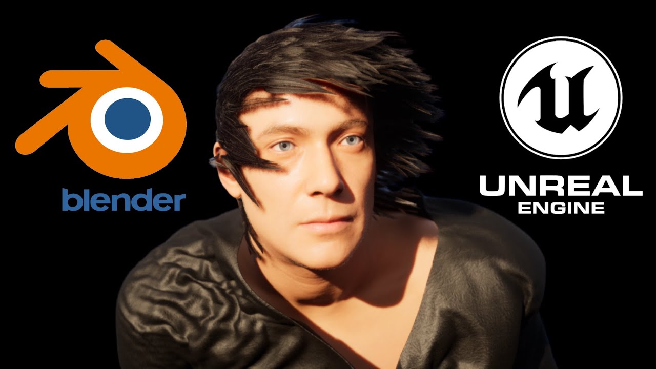 Export Blender Hair Simulation To Unreal Engine 5..... - YouTube