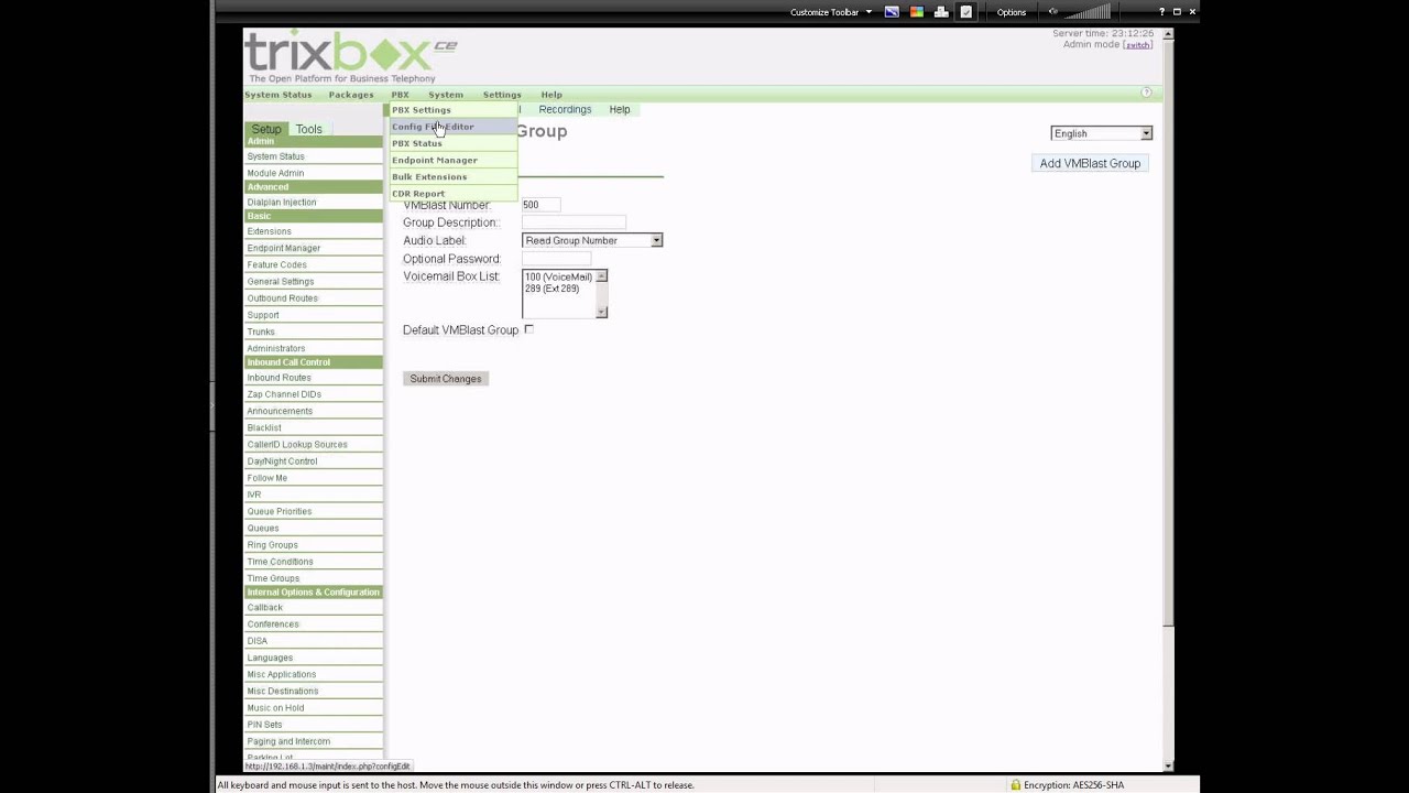 Trixbox Configuration and Overview Section 4 - YouTube