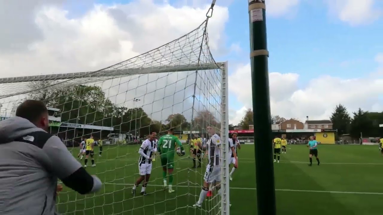 FAN VIEW | ANDY COOK'S GOAL VS HARROGATE TOWN | 01/10/22 | HARROGATE ...