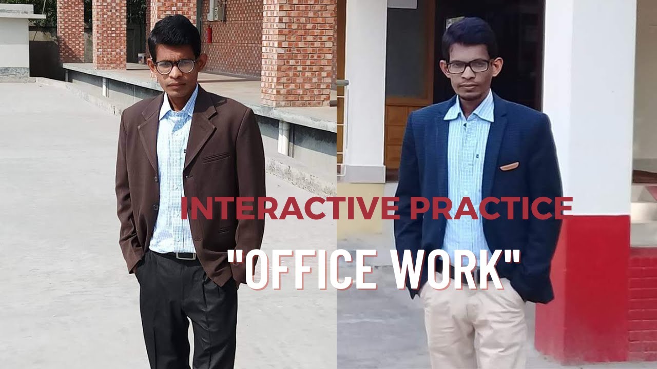 OFFICE WORK - Interactive Practice! Conversation -19! Learn english ...