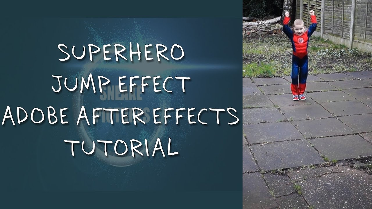 Tutorial : Superhero jump effect adobe after affects - YouTube