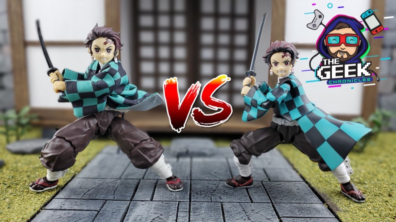 Comparación Tanjiro Buzzmod vs Figma DX - ¿Cuál es mejor? - YouTube