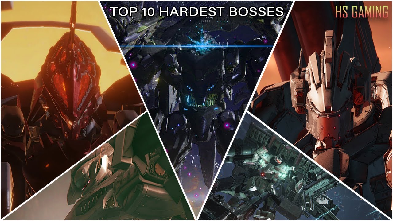 ARMORED CORE 6 - TOP 10 HARDEST BOSSES! - YouTube