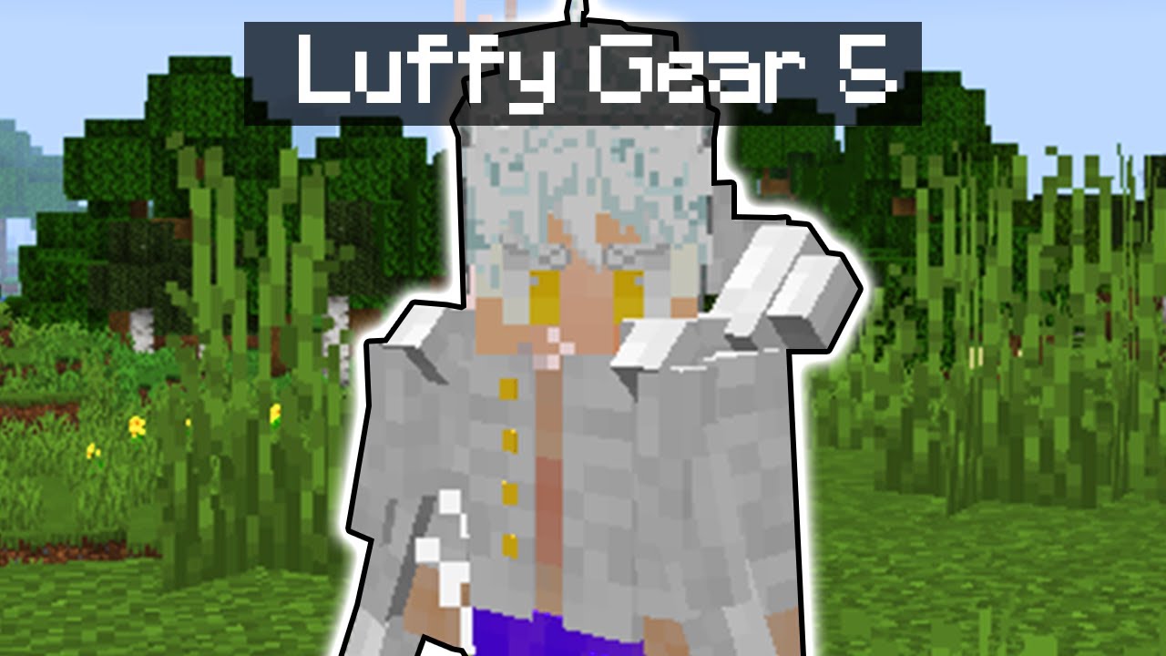 Je Suis Devenu Luffy Gear 5 Dans Minecraft ! - YouTube