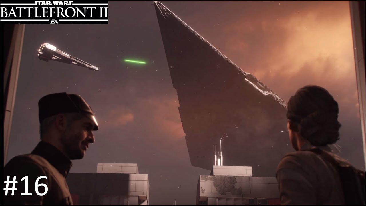 Star Wars Battlefront 2 - #16 Destruction of the Corvus - YouTube