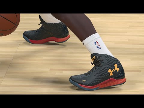 NBA 2K24 Next-Gen Shoe Creator Under Armour Curry 1 Curry Jam - YouTube