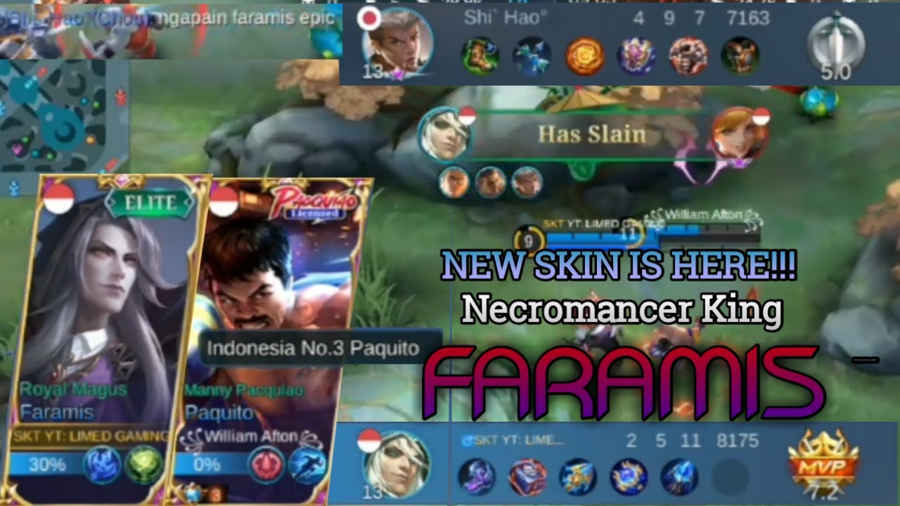 THE MOST AWAITED NEW FARAMIS SKIN?!! I MET SUPREME INDONESIA NO.3 ...