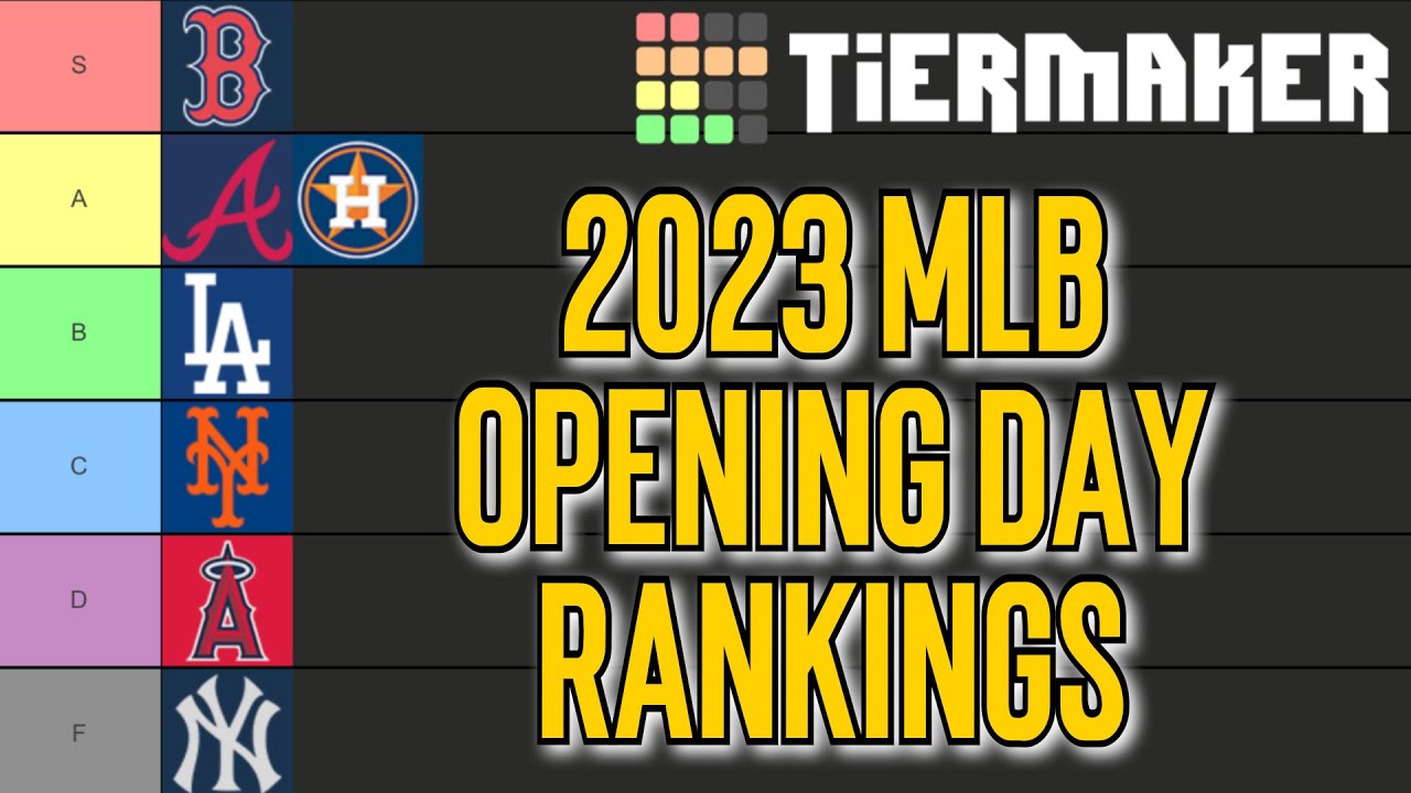 2023 MLB Power Rankings (Opening Day) - YouTube