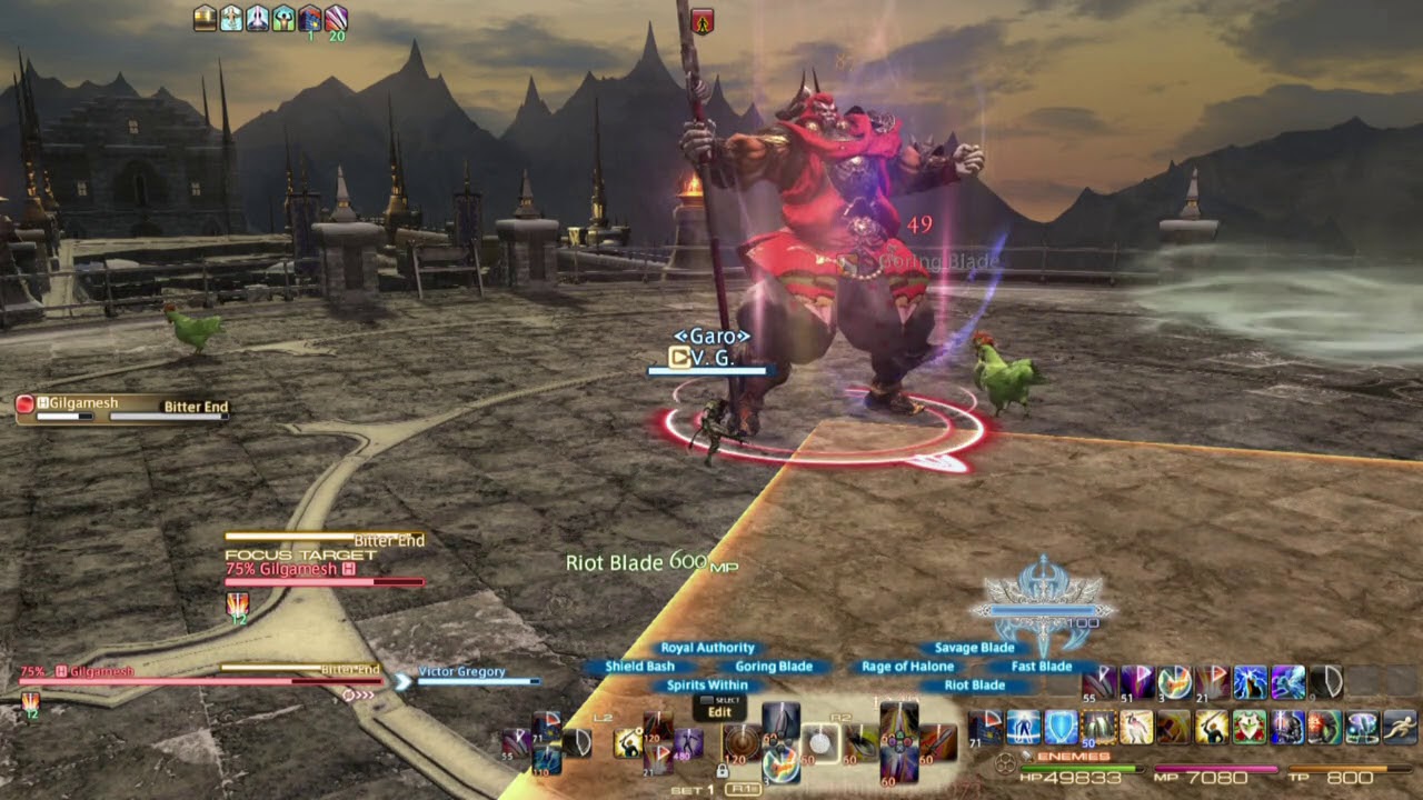 Final Fantasy XIV - Battle on the Big Bridge (Solo PLD) - YouTube