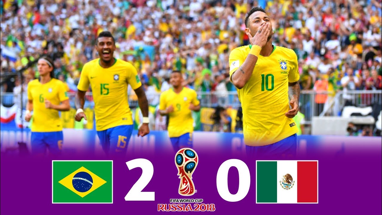 Brazil vs Mexico 2-0 (Neymar Jr vs Mexico) 2018 World Cup Extended ...