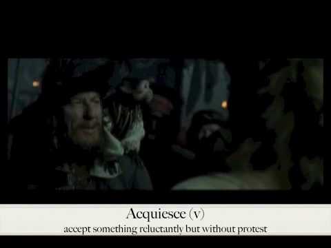 Acquiesce (v): accept something reluctantly but without protest - YouTube