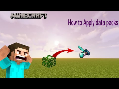 How to apply Data Packs in Minecraft Java edition #minecraft # ...