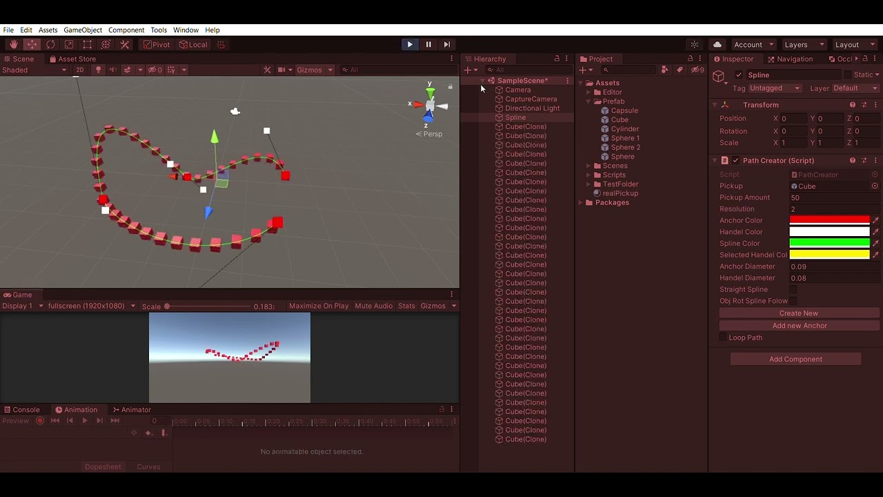 Spline Framework for Unity - YouTube