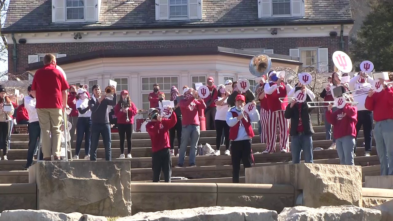 IU Big Red Basketball Band 03.06.2021 Welcome To The Jungle - YouTube