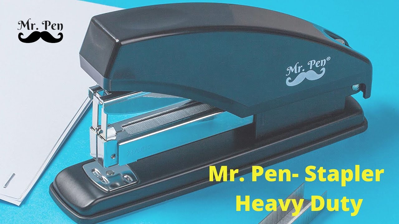 Mr. Pen- Stapler, Heavy Duty - YouTube