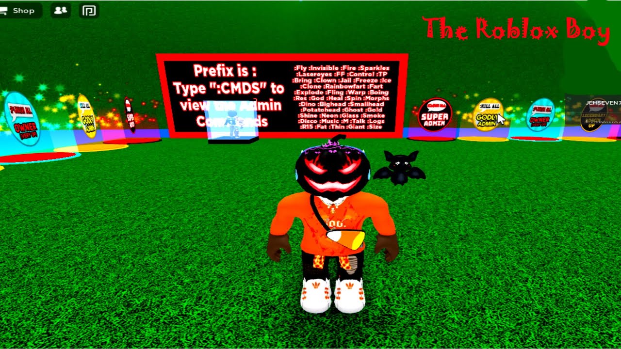 Playing Free Admin game in Roblox. (Get Roblox Free Admin commands 2021 ...