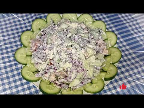 Bol vitaminli yaz salatı / Summer salad with plenty of vitamins