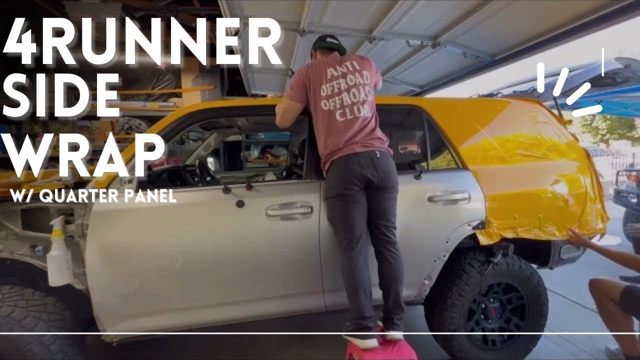 Vinyl Wrapping a 5th Gen 4Runner | Side - YouTube