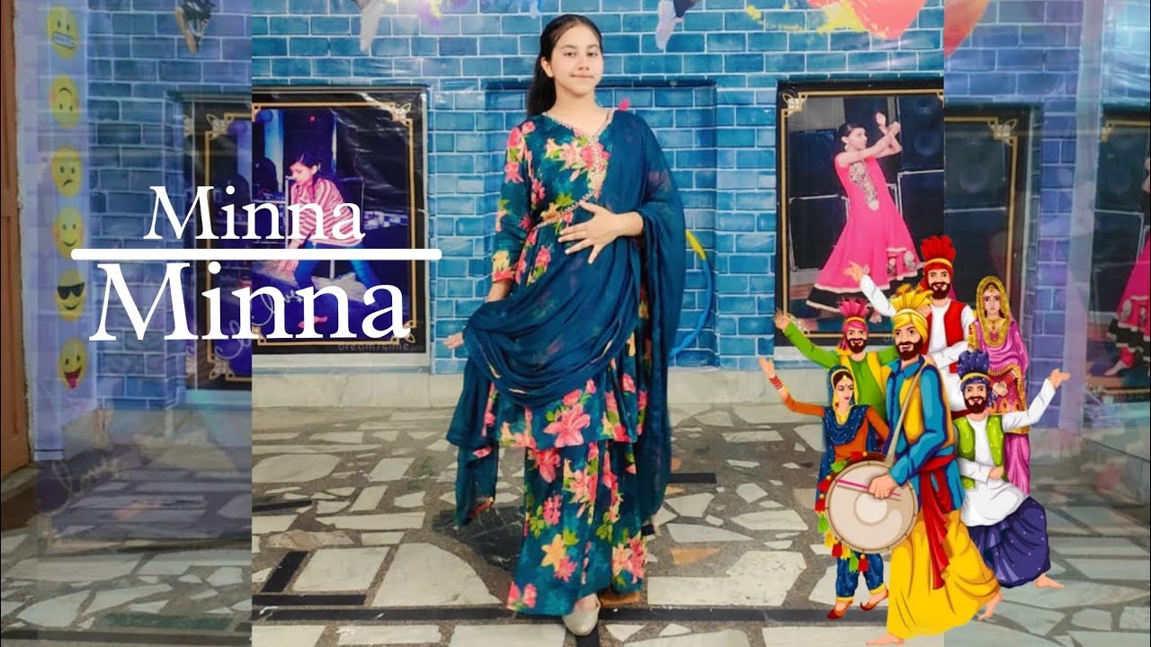 l Minna Minna l Dance cover l Punjabi song l easy steps l Aarna's World ...