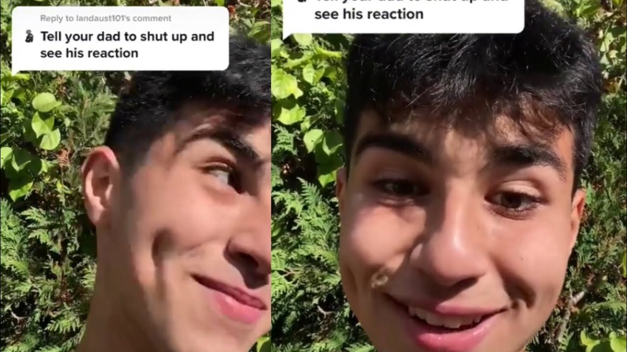 Tell your dad to shut up to see his reaction 😬| khalil Yatim tiktoks ...