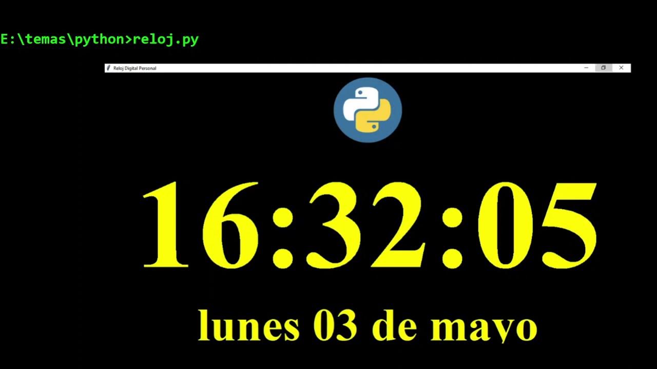 Python y Tkinter el mejor Reloj Digital ! - YouTube