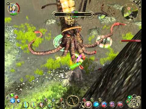 Sacred 2 Fallen Angel Boss Fight Octagolamus - YouTube