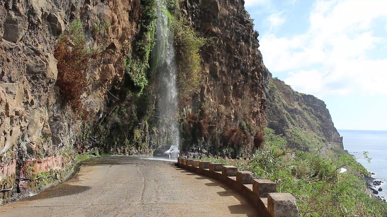 Cascata/Waterfall - Ponta do Sol, Madeira, Portugal - YouTube