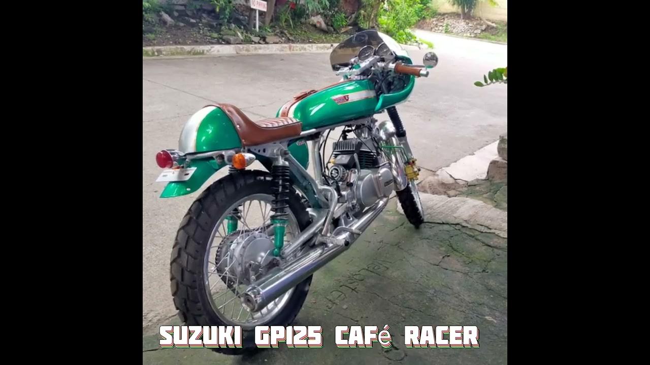 CAFE RACER BUILD Suzuki GP125 - YouTube