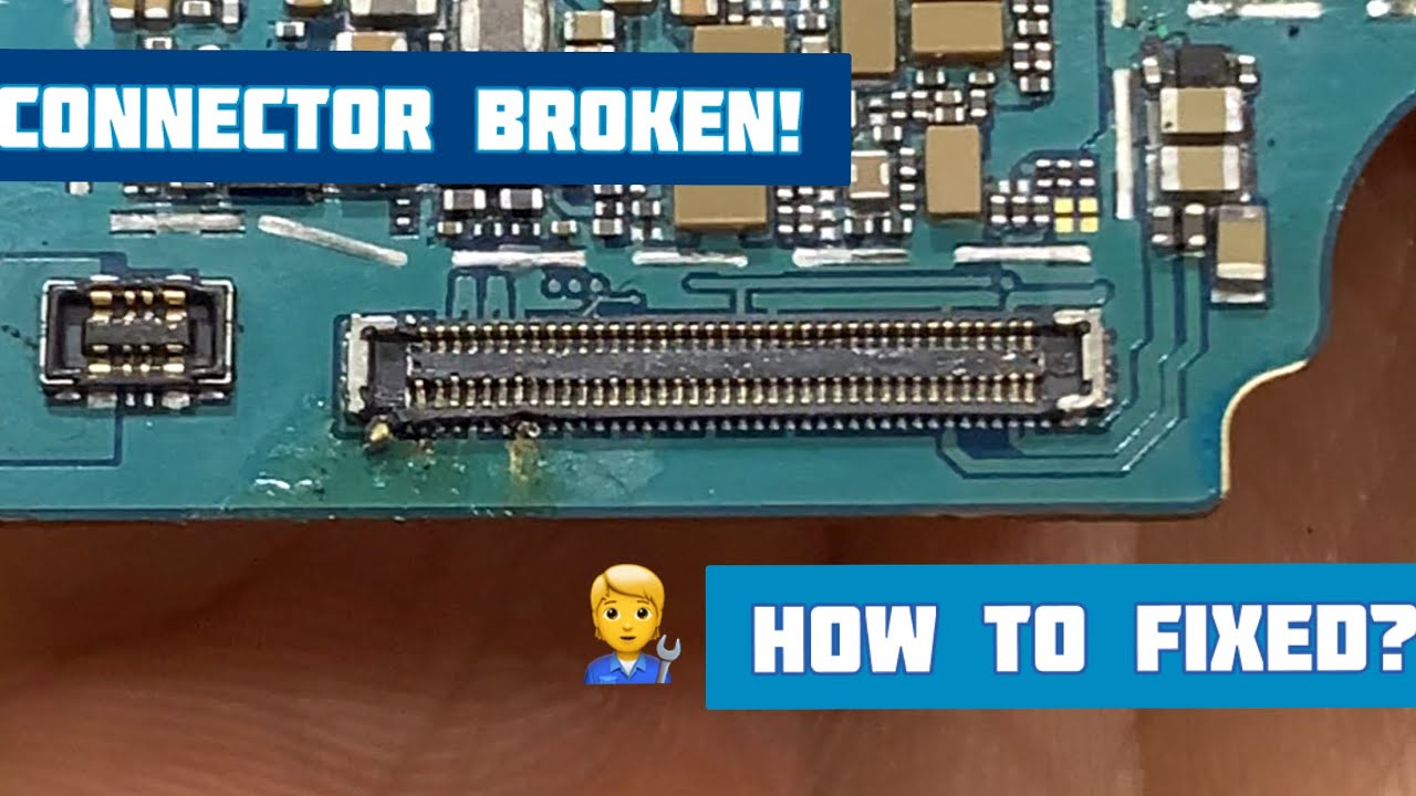 Connector broken!how to fixed? - YouTube