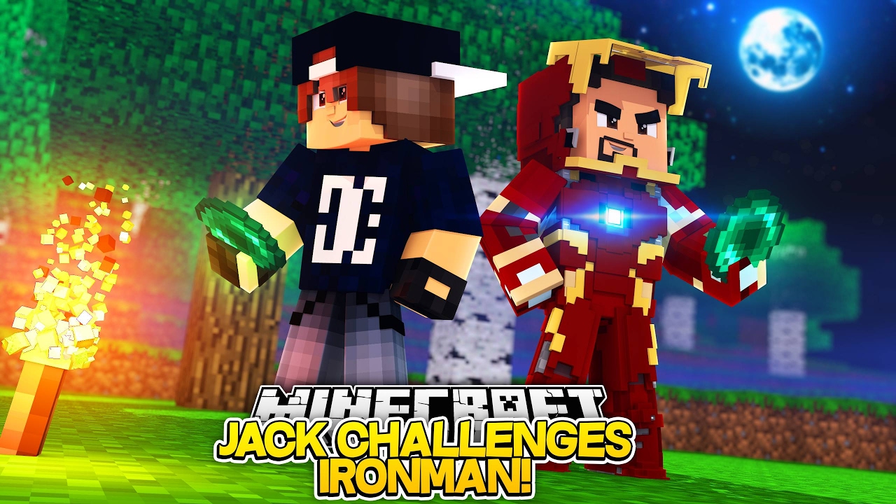Minecraft Adventure - IRONMAN AND JACK TURN INTO LITTLE KELLY - YouTube