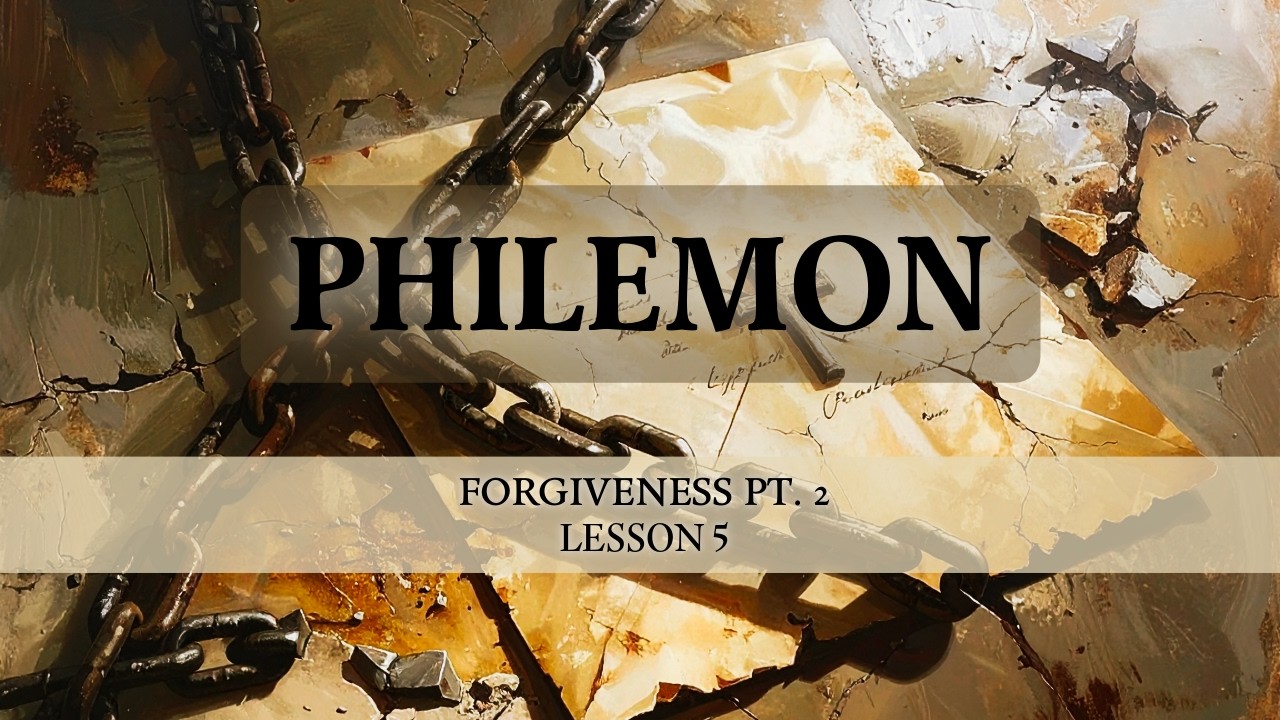 05 Forgiveness Pt. 2 - Philemon 1:8-21 (2-4-26) - YouTube