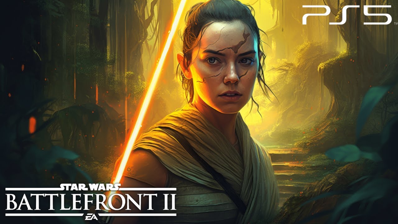 Rey vs The First Order | Star Wars Battlefront 2 Gameplay - YouTube