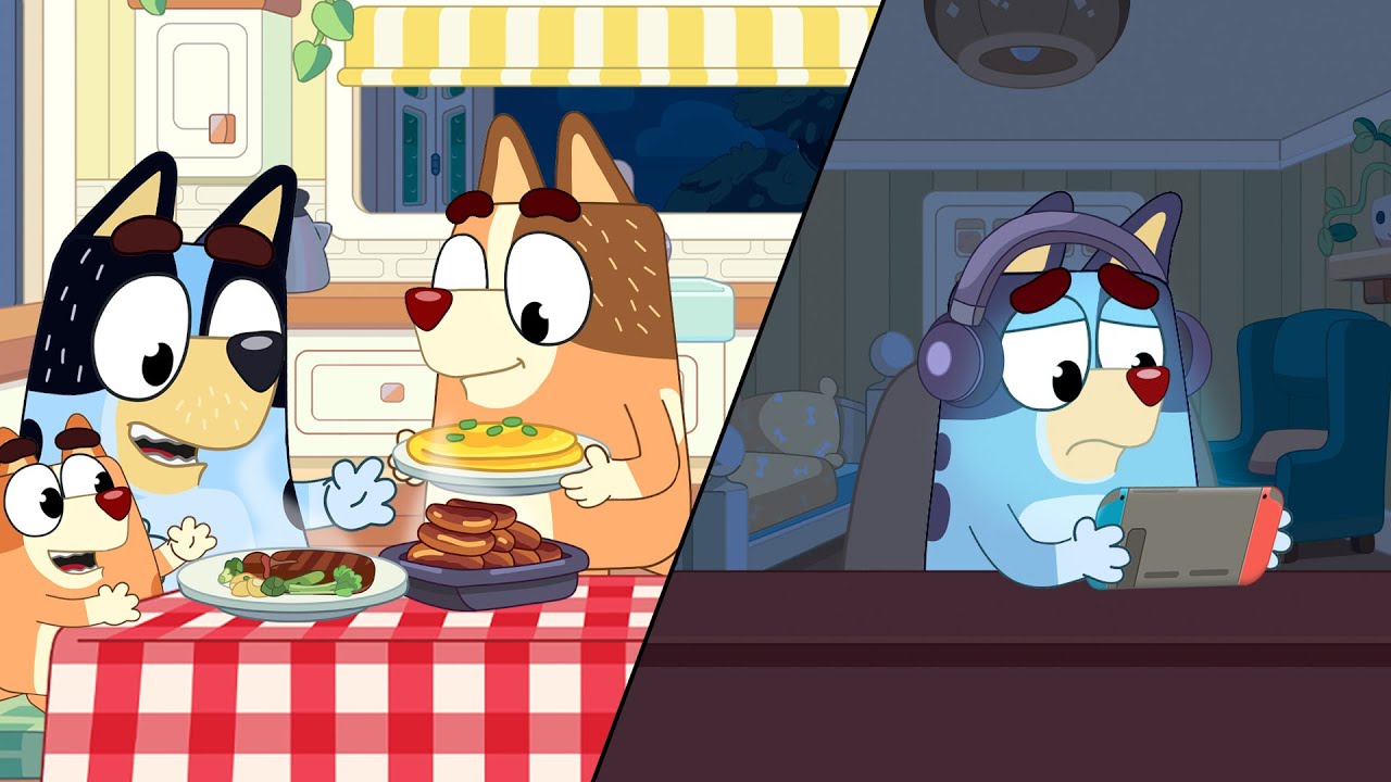 Bluey is addicted to gaming | Playtime with Bluey | Bluey Full Episodes ...