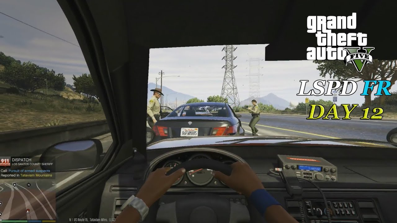 LSPDFR 0.2b - Day 12 - First Person Highway Patrol w/Speed Radar - YouTube