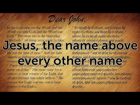 Jesus, name above every other name - YouTube