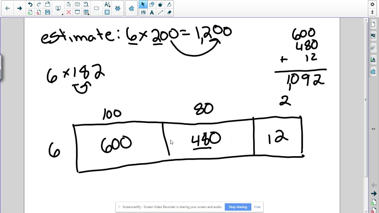 Go Math - fourth grade - Chapter 2 - Lesson 7 - 2.7: Multiply using ...