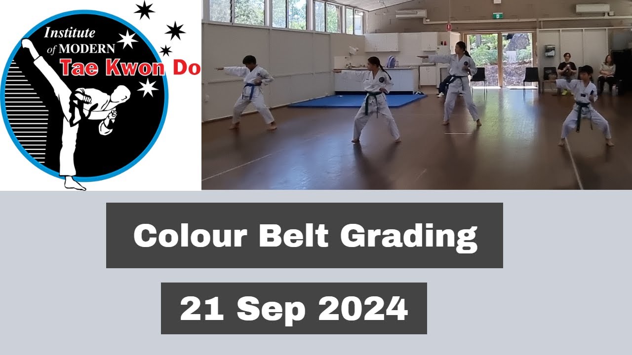 Colour Belt Grading 21 Sep 2024 - YouTube