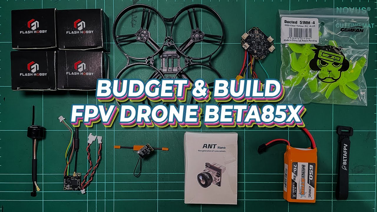 How to & Budget Build FPV Drone Betafpv Beta85x | Si Ogie - YouTube